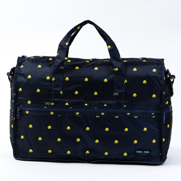 Bags | Nwt Japanese Brand Hapitas Boston Duffle Bag Mini Hats And Glasses Print | Poshmark
